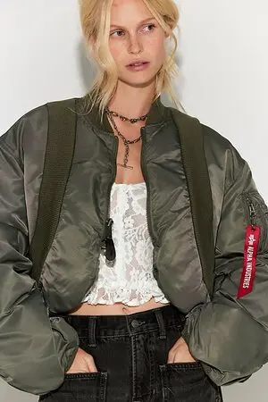 Alpha Industries Ma-1 Knit Rib Flight Jacket
