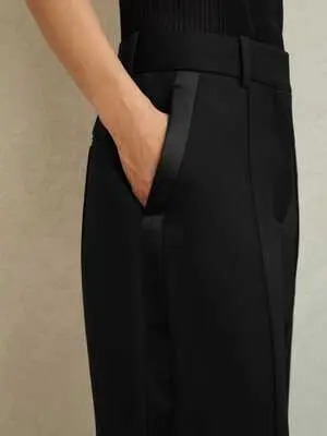 REISS Della Atelier Wide-leg Tuxedo Trousers