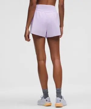 Lululemon Go Further Super-high-rise Split Short 3 - Lavender Frost