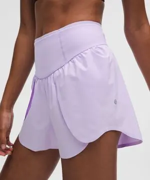 Lululemon Go Further Super-high-rise Split Short 3 - Lavender Frost