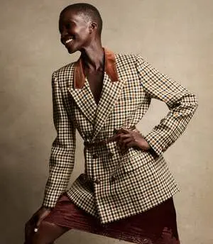 DÔEN Duccio Houndstooth Blazer