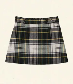 DÔEN Chieri Plaid Mini Skirt