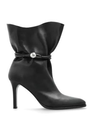 Isabel Marant Lolya Heeled Ankle Boots - Black