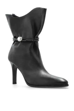 Isabel Marant Lolya Heeled Ankle Boots - Black