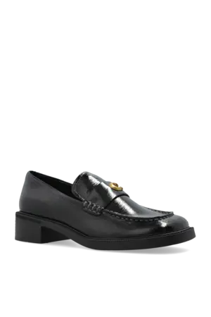 COACH Patent Leather Loafers - Black