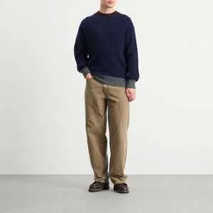 HOWLIN BY MORRISON Howlin' Captain Harry Contrast Trim Jumper