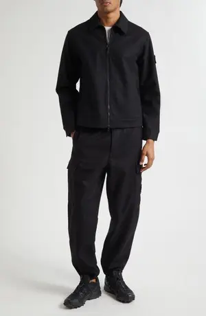 Stone Island Ghost Cargo Joggers - Black
