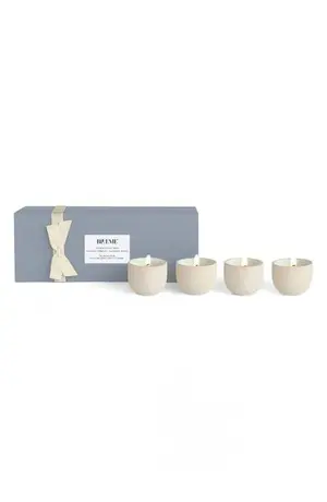 BLUEME 4-piece Votive Set Ii - Grey