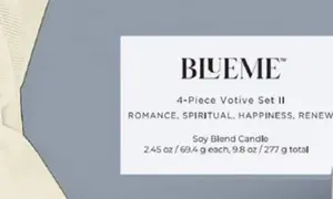 BLUEME 4-piece Votive Set Ii