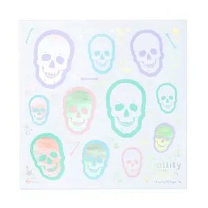 JOLLITY & CO Halloween Skull Stickers - Pastel Skull Stickers