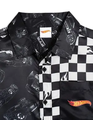 HOT WHEELS Short Sleeve Button Down Shirt