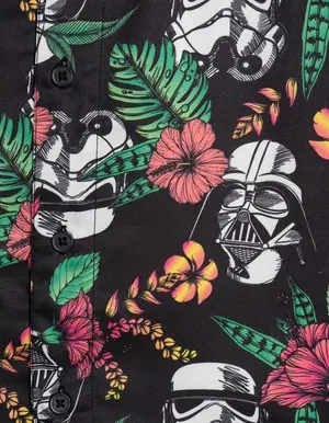 STAR WARS Short Sleeve Button Down Shirt