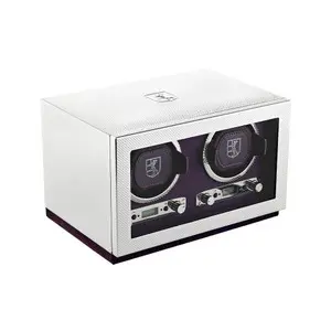 Wolf Double Watch Winder - Silver