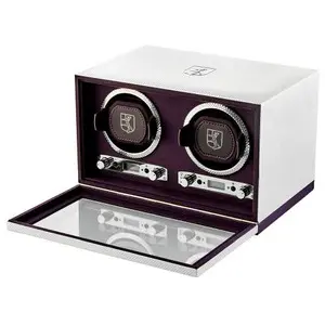 Wolf Double Watch Winder - Silver
