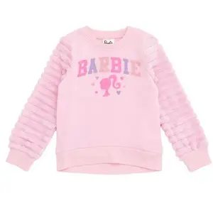 BARBIE Faux Fur Pullover Sweatshirt