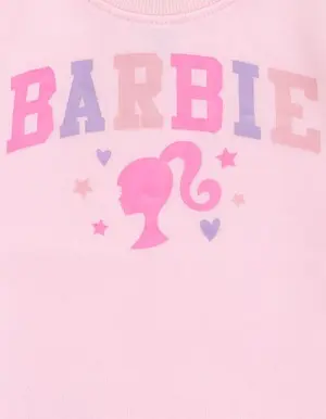 BARBIE Faux Fur Pullover Sweatshirt