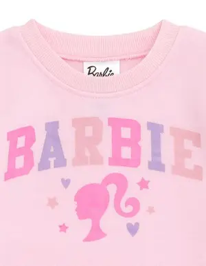 BARBIE Faux Fur Pullover Sweatshirt