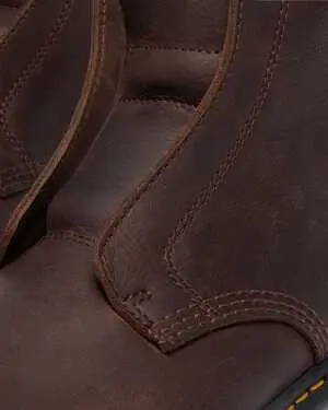 Dr. Martens Zebzag Laceless Leather Boots - Brown