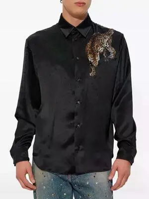 Versace Embellished-animal Shirt