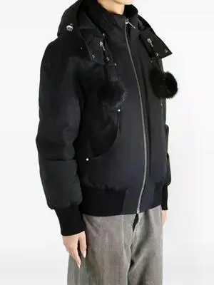 Moose Knuckles Hooded Pompom Jacket