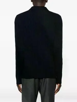 GRAN SASSO Cable-knit Polo Sweater