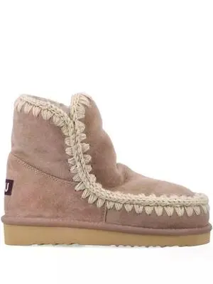 Mou Crochet-trim Slip-on