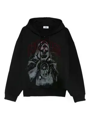 Gcds Gothic-print Hoodie