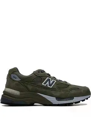 NEW BALANCE Made In Usa 992 Panelled Sneakers - Green