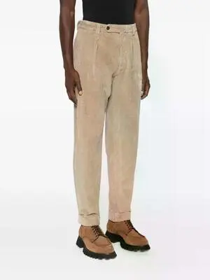 BERWICH Pleated Corduroy Trousers