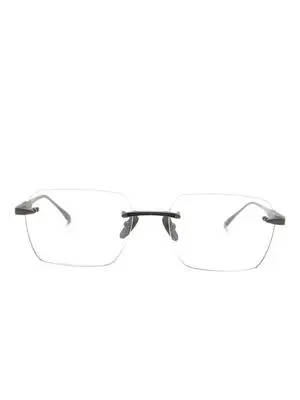 LEISURE SOCIETY Rimless Rectangle Eyeglasses - Grey