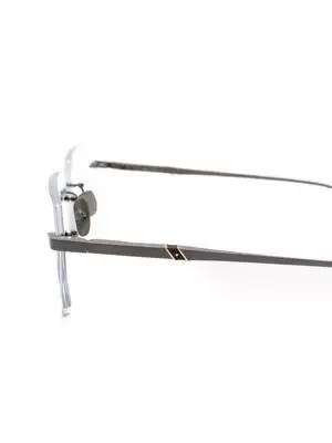 LEISURE SOCIETY Rimless Rectangle Eyeglasses