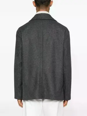 HEVO Trani Pea Coat - Grey