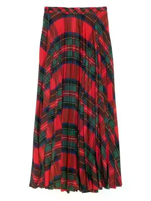 MASU Pleated Wrap Skirt