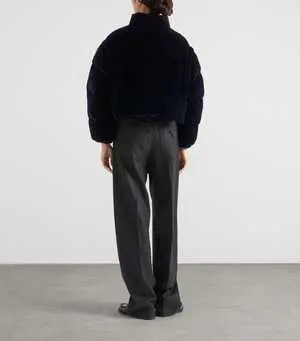 Prada Velvet Down Puffer Jacket