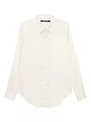 JULIUS Curve-hem Shirt - White