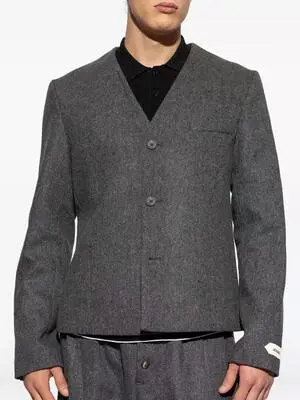 Jacquemus Sera V-neck Jacket - Grey