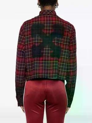 Off-White Plaid Buttoned Shirt