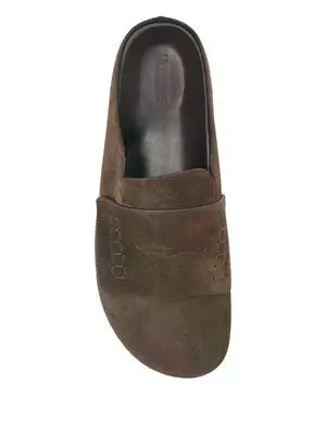 Jacquemus Suede Slippers - Brown