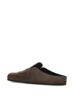 Jacquemus Suede Slippers - Brown
