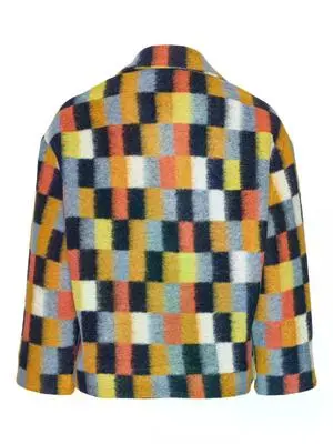 Henrik Vibskov Brushed Square-pattern Jacket