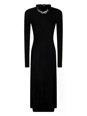 Rabanne Chain-link Wool-cashmere Dress