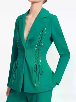 Elie Saab Lace-up Blazer