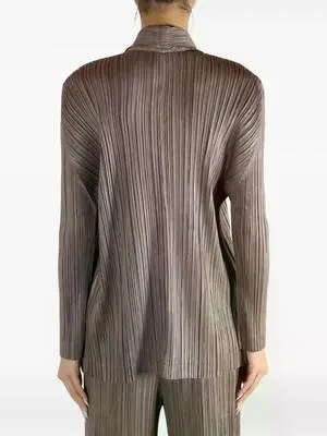 Issey Miyake Buttoned Pleated Jacket