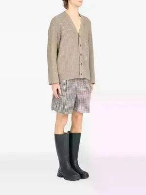 MAISON MARGIELA Button-up Textured Cardigan - Neutrals