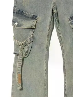 Izzue Logo-patch Bootcut Jeans