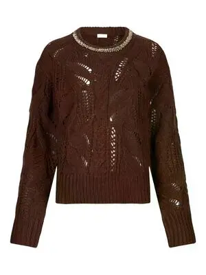 Liu Jo Openwork Knit Sweater