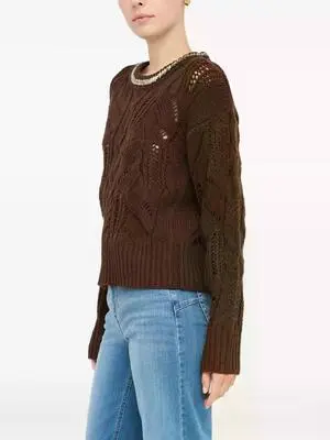 Liu Jo Openwork Knit Sweater