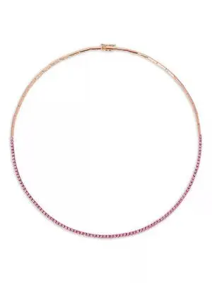 ANITA KO 18k Yellow Pink Sapphire Necklace - Gold