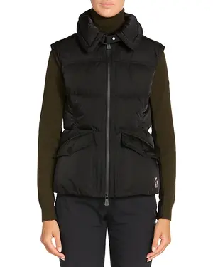 Moncler Hallaine Padded Vest - Black