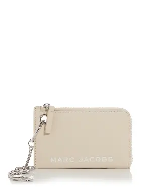 Marc Jacobs The Coin Charm Leather Case - Cloud White